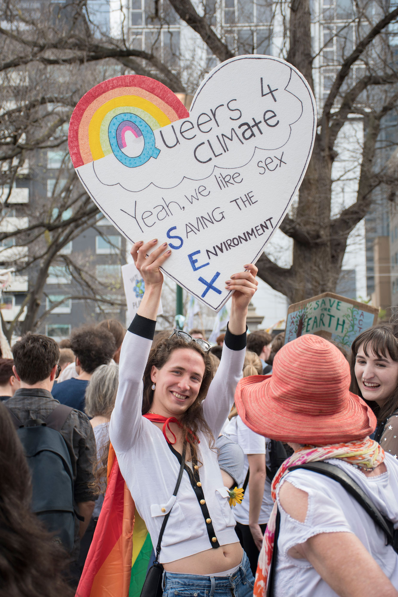 'The Earth depends on us': Climate activists taking it to the streets ...